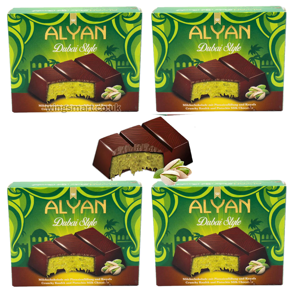 Alyan Dubai Style Chocolate Bar 100g – Luxury Chocolate Treat – WingsMart
