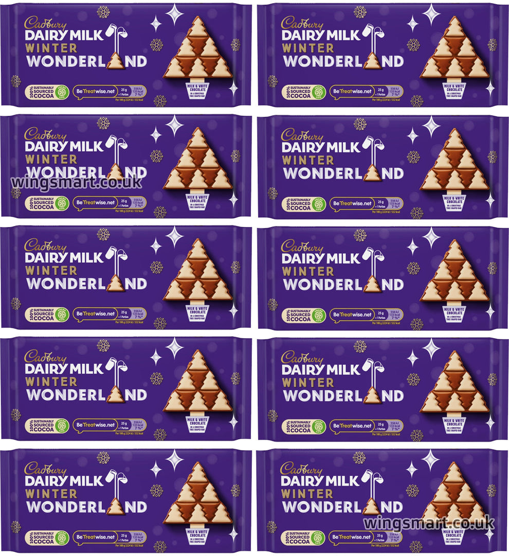 Cadbury Dairy Milk Winter Wonderland Chocolate 100g (10 Bars) – WingsMart