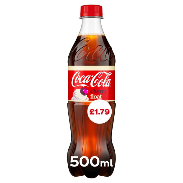 Coca-Cola Cherry Float 12 x 500ml PM £1.79 | Cherry Cola Bottles ...