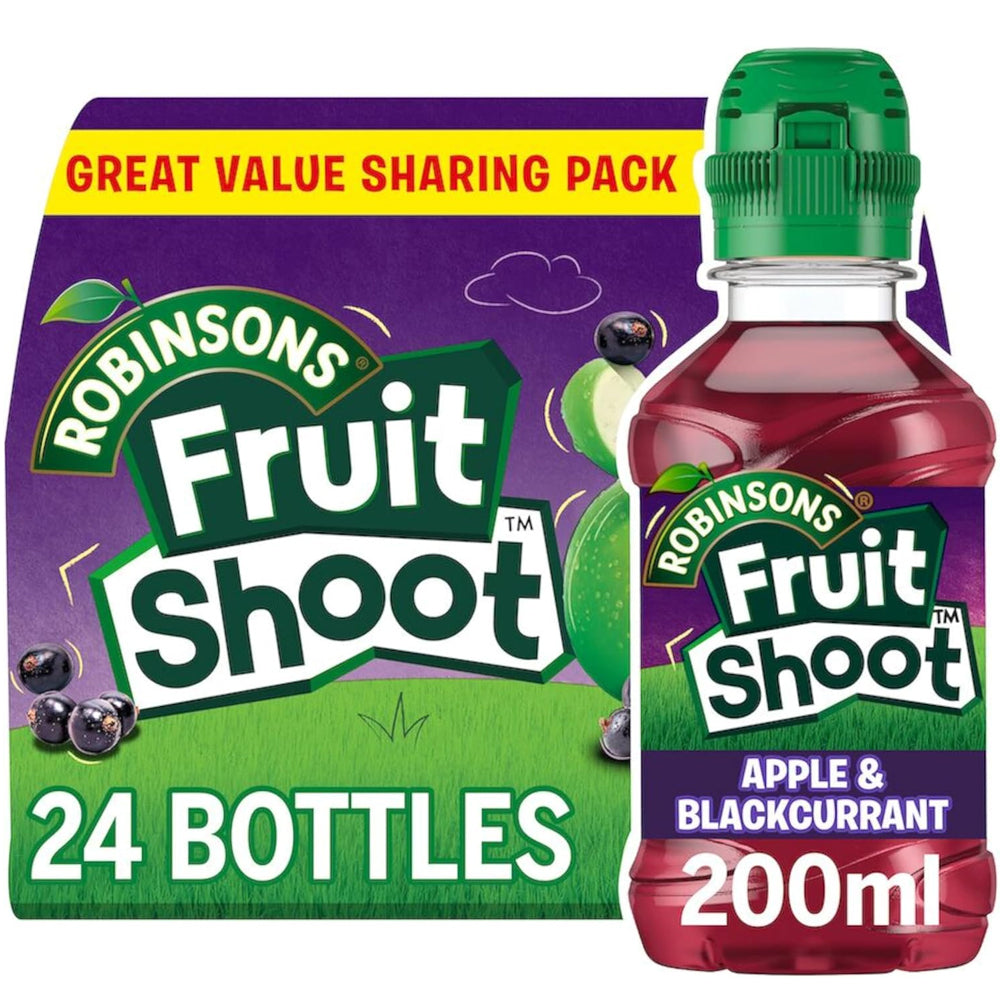 Fruit Shoot Apple & Blackcurrant Juice Drink 24 x 200ml – all Favorite ...