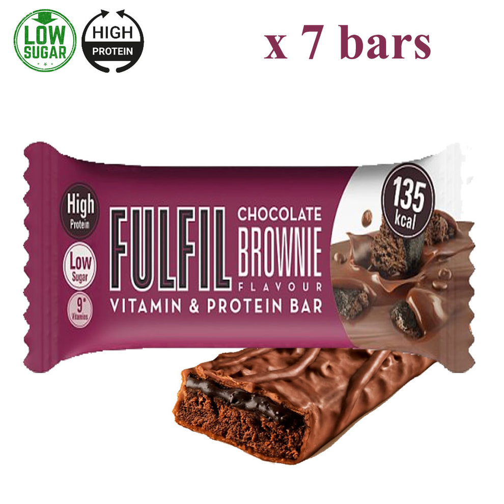Fulfil Chocolate Brownie Flavour Vitamin & Protein Bar 40g – WingsMart