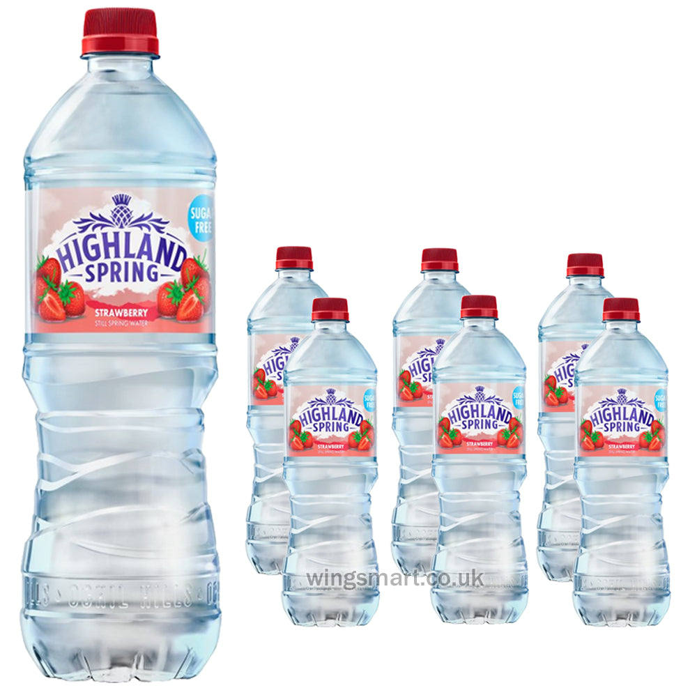 Highland Spring Strawberry Still Water 750ml – Pure Fruity Refreshment ...