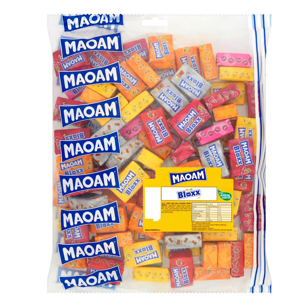 Maoam Bloxx Bag — Soft Chewy Fruit Sweets, – WingsMart