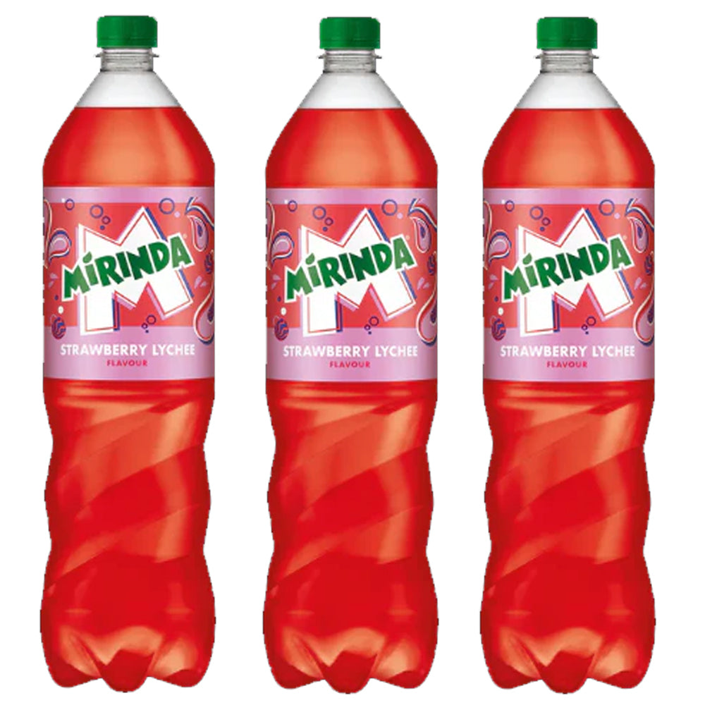 Mirinda Strawberry Lychee 1.5L – Exotic Fruity Sparkling Drink – WingsMart