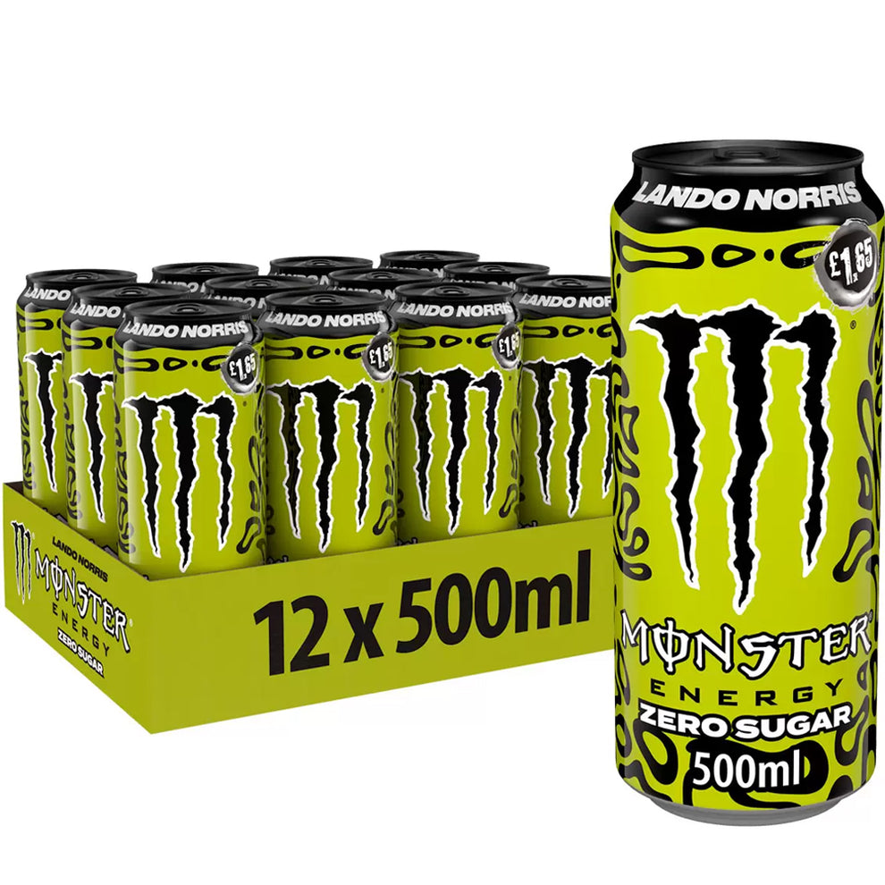 Monster Energy Drink Lando Norris Zero Sugar 12 x 500ml PMP – WingsMart