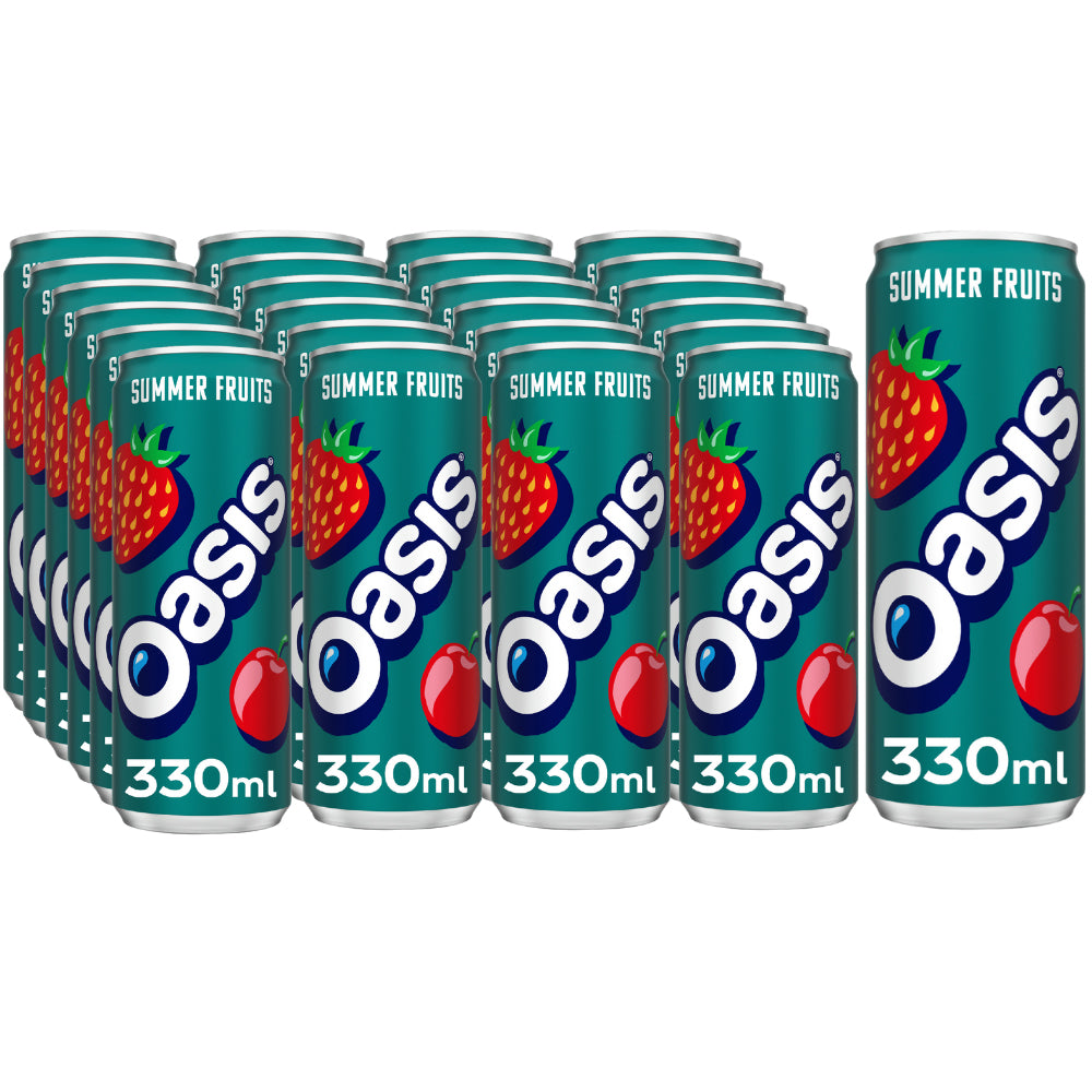 Oasis Summer Fruits 330ml Drink – Pack of 24 Bottles – WingsMart