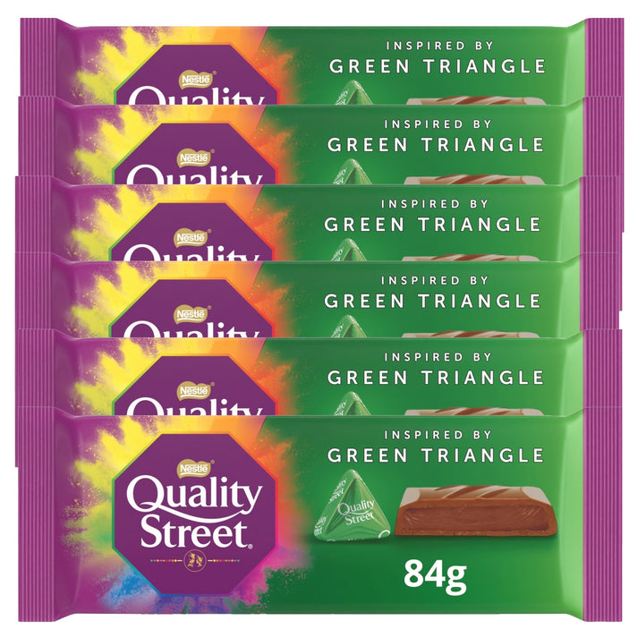 Quality Street Green Triangle Chocolate 84g – Sweet Sharing Bar – WingsMart
