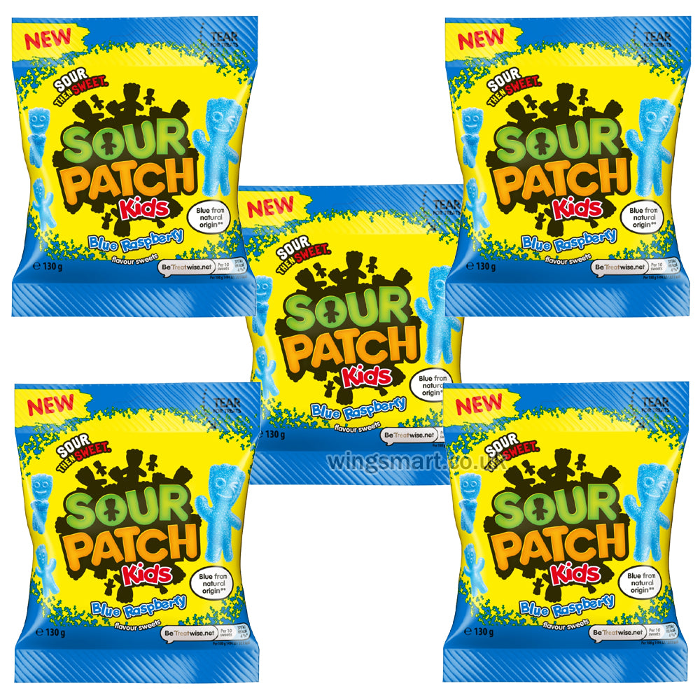Sour Patch Kids Blue Raspberry Candy 130g – Tangy & Sweet Gummies ...