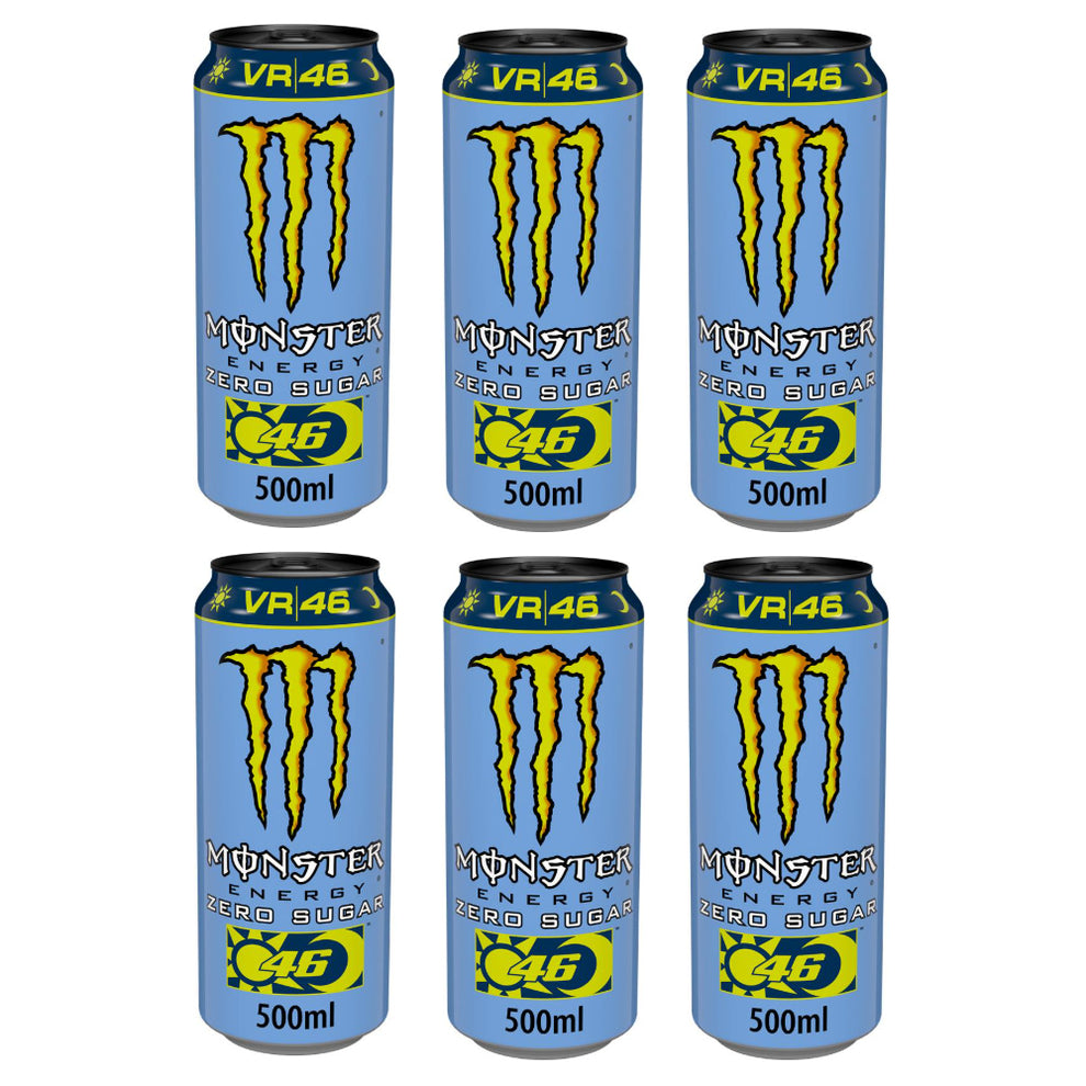 Monster Energy VR46 The Doctor 500ml – Zero Sugar Energy Drink – WingsMart