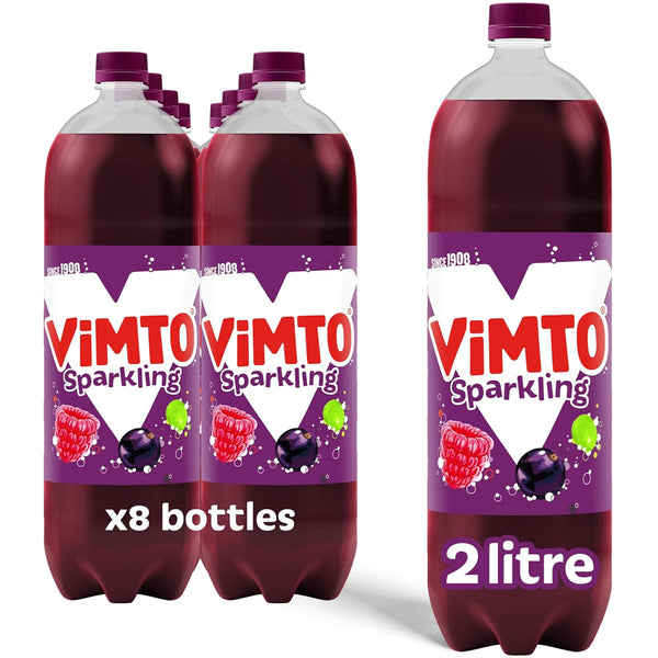 Buy Vimto Fizzy Original 2 Litre Bottles – Pack of 8 Online – WingsMart