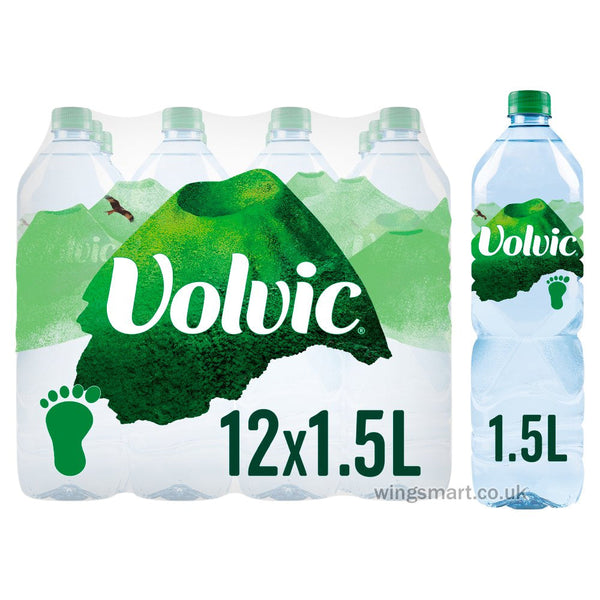 Volvic Natural Mineral Water 12 x 1.5L – WingsMart