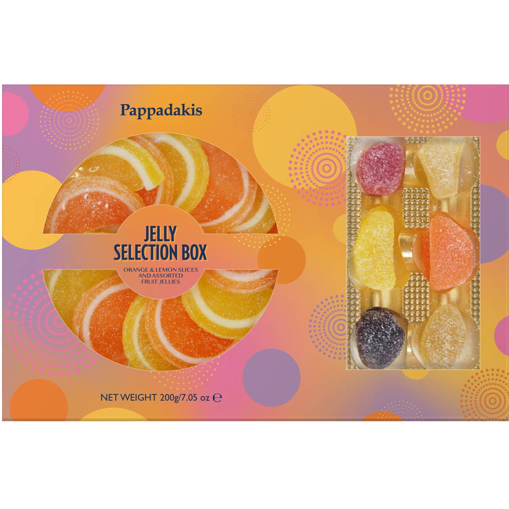 Pappadakis Fruit Jelly Selection 200g – Assorted Fruit Sweets – WingsMart