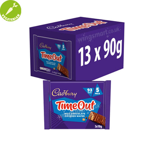 Cadbury Timeout 5 Pack Multipack 90g x 13 packs (full box) – WingsMart